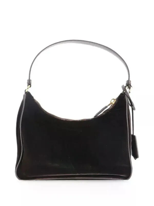 Prada Re-edition 2005 Velvet Mini Shoulder Bag