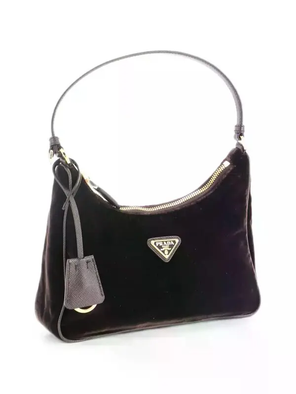 Prada Re-edition 2005 Velvet Mini Shoulder Bag
