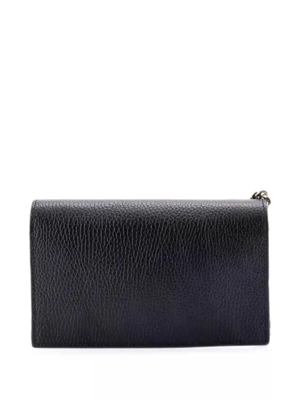 Gucci Interlocking Wallet On Chain Leather Crossbody Bag
