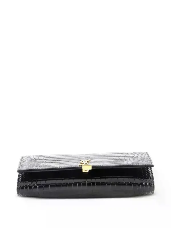 Saint Laurent Classic Monogram Flap Chain Wallet
