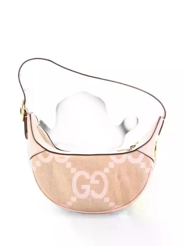 Gucci Ophidia Jumbo Gg Canvas Mini Hobo Bag