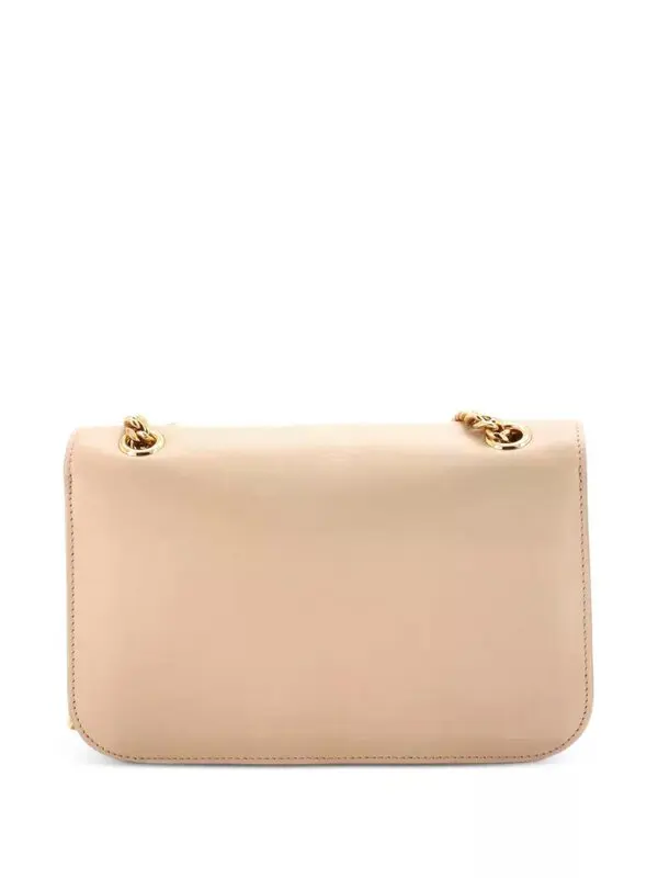 Celine Triomphe Frame Chain Shoulder Bag Leather Medium - Neutrals