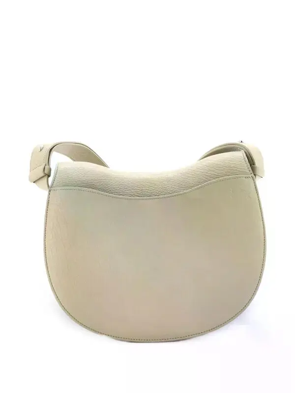 Burberry Rocking Horse Shoulder Bag Leather Medium - Green