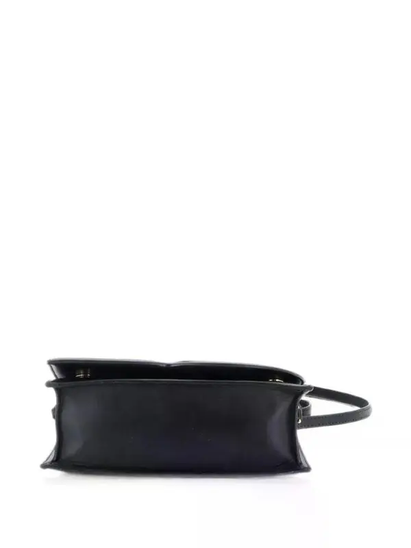 Dolce & Gabbana Dg Logo Leather Shoulder Bag - Black