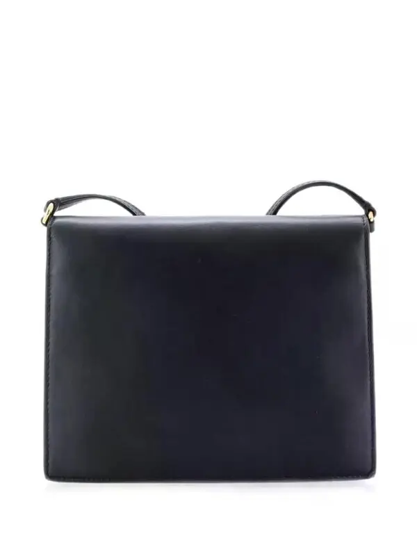 Dolce & Gabbana Dg Logo Flap Leather Small Crossbody Bag - Black