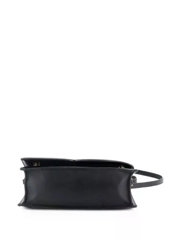 Dolce & Gabbana Dg Logo Flap Leather Small Crossbody Bag - Black