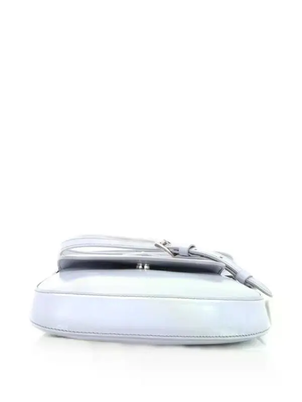 Prada Cleo Flap Spazzolato Leather Mini Shoulder Bag