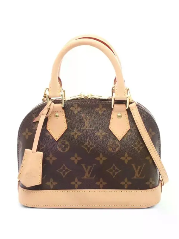LOUIS VUITTON Monogram Canvas Bb Alma Handbag