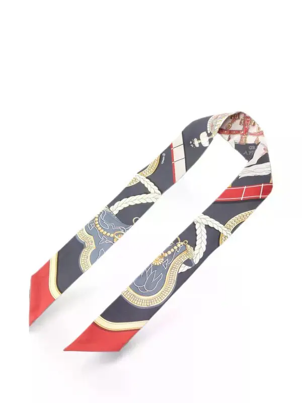 Hermès 2020s Grand Apparat Twilly Scarf