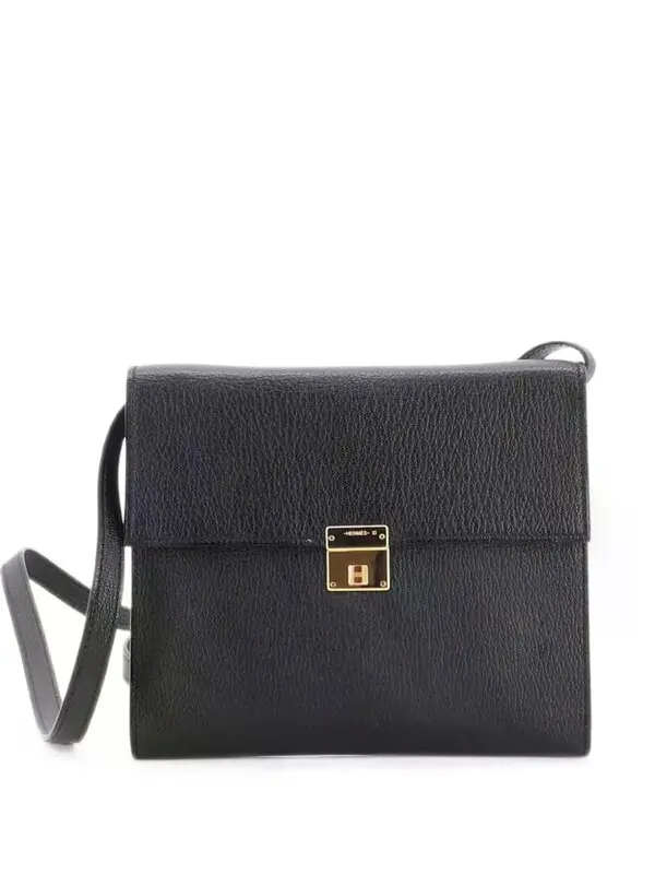 Hermès Clic Wallet On Strap Chevre Mysore Shoulder Bag