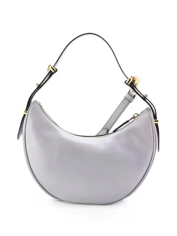 Prada Arque Half Moon Leather Mini Hobo Bag