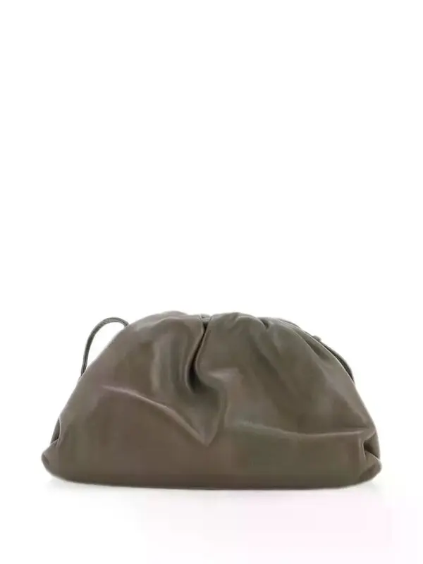 Bottega Veneta The Pouch Leather Mini Crossbody Bag - Green