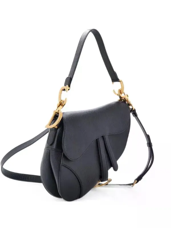 Dior Saddle Handbag Leather Medium Shoulder Bag
