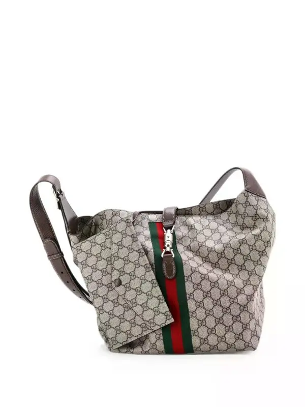 Gucci Jackie 1961 Soft Gg Coated Canvas Small Shoulder Bag