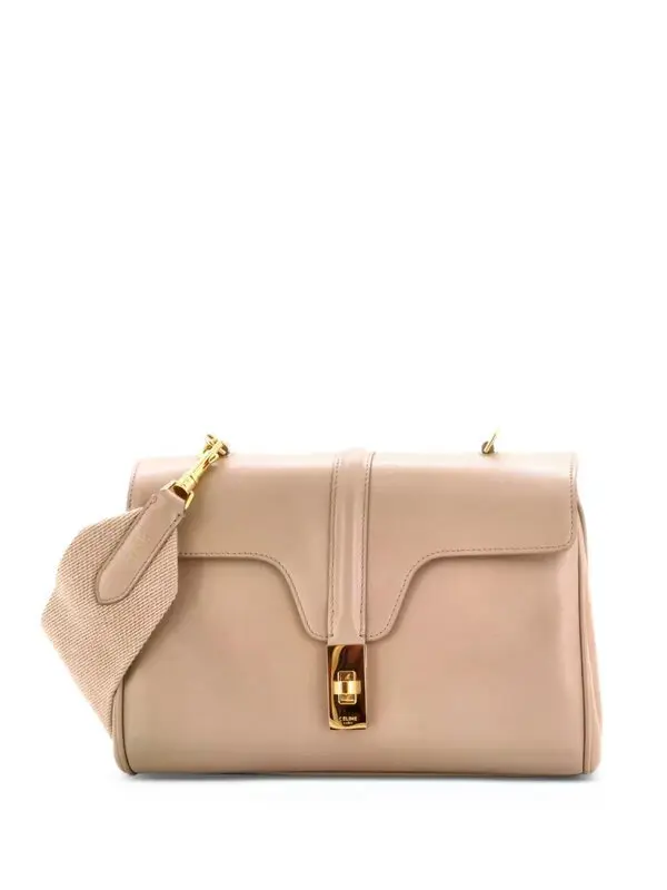 Celine Soft 16 Bag Smooth Calfskin Shoulder Bag - Neutrals