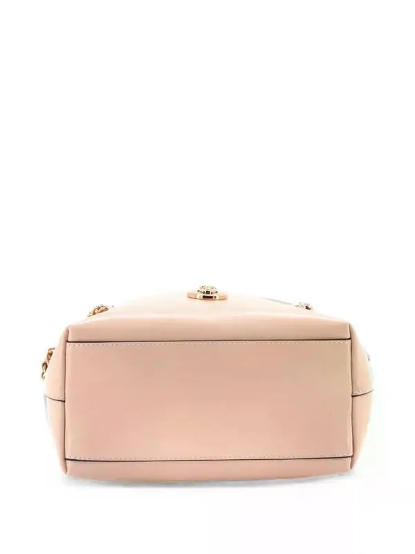 Versace Medusa Icon Chain Tote Leather Mini Bucket Bag