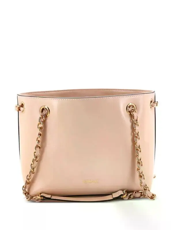 Versace Medusa Icon Chain Leather Mini Bucket Bag