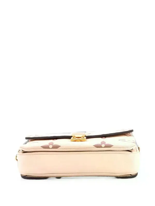 LOUIS VUITTON Pochette Metis Bicolor Monogram Empreinte Giant Crossbody Bag
