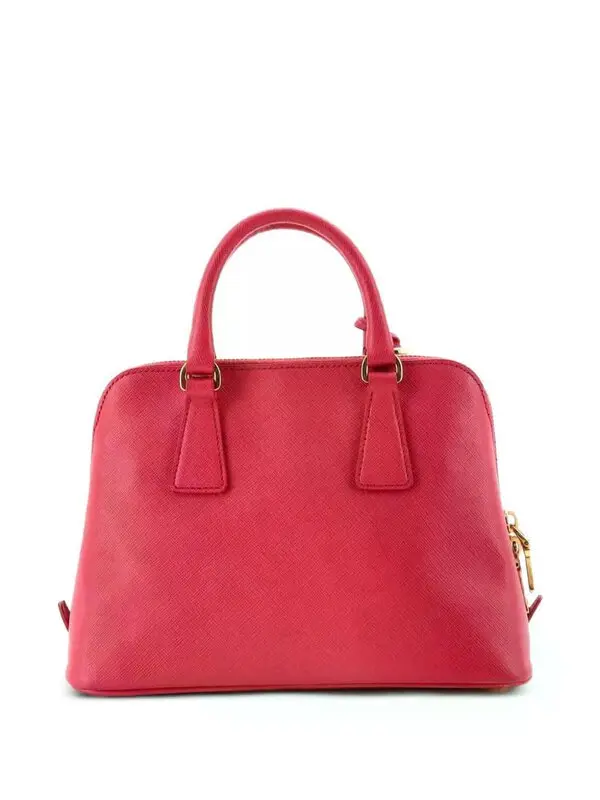 Prada Saffiano Leather Small Satchel - Pink
