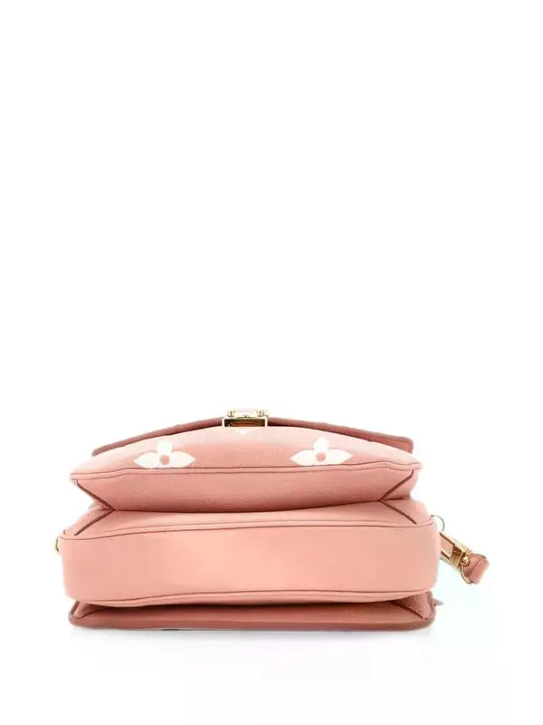 LOUIS VUITTON Pochette Metis Monogram Empreinte Giant Crossbody Bag - Pink