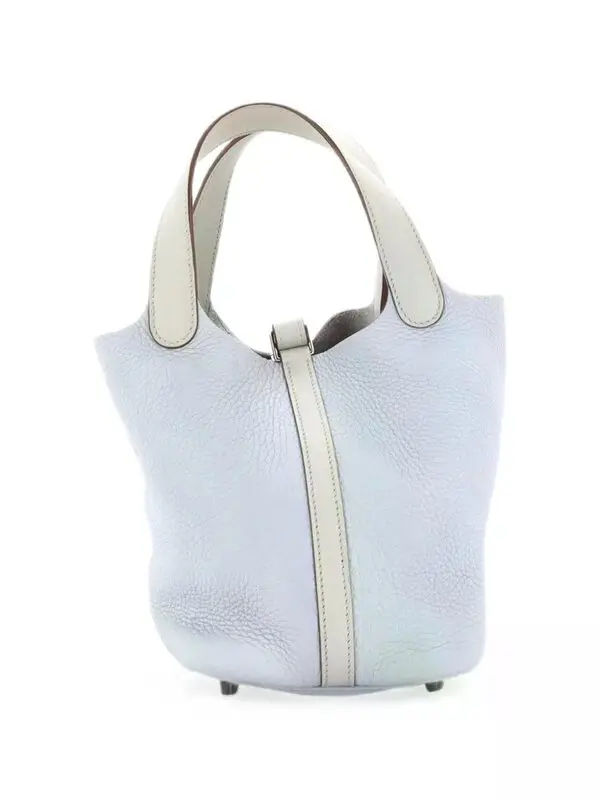 Hermès Bicolor Picotin Lock Bag Clemence With Swift Pm Tote Bag