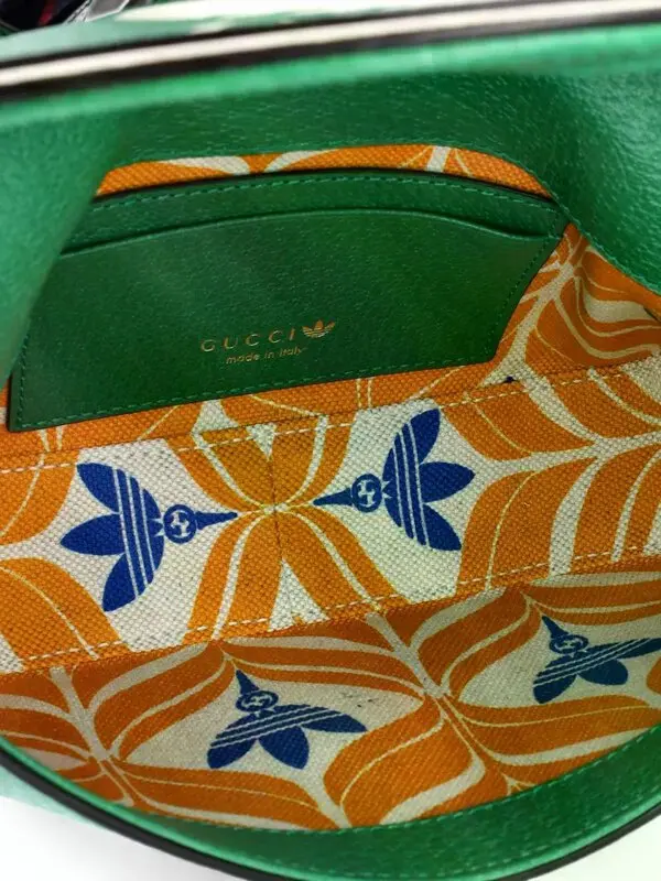 Gucci X Adidas Flap Leather Mini Shoulder Bag
