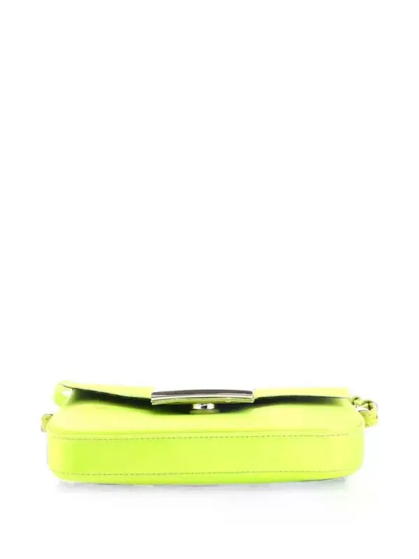 Fendi Baguette Phone Pouch Silk Satchel