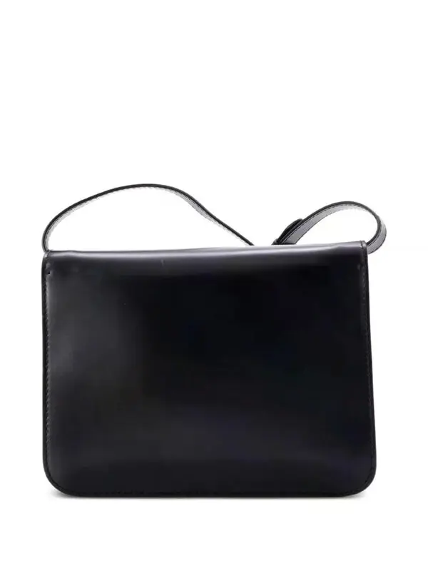 Burberry Leather Medium Crossbody Bag - Black