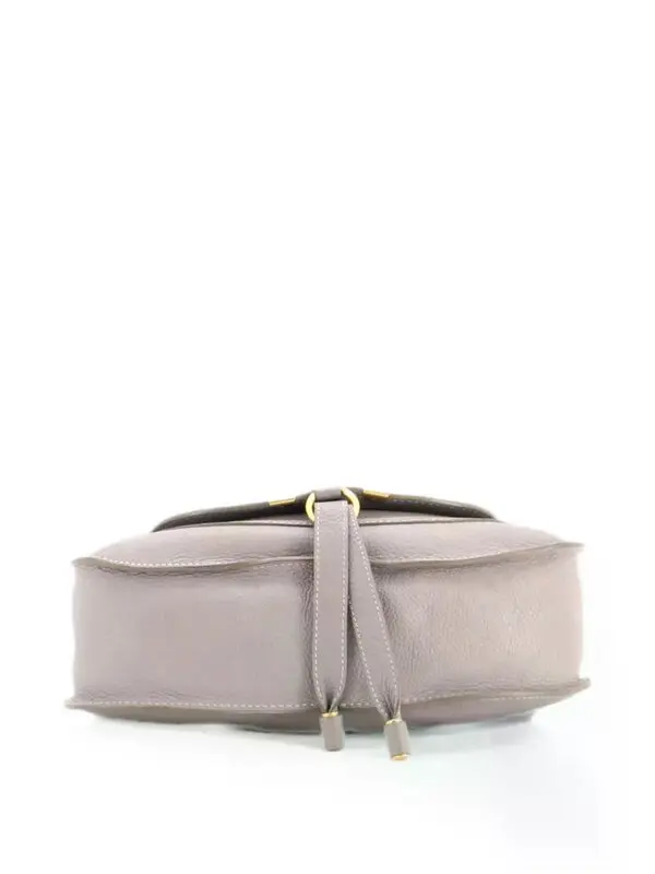 Chloé Marcie Leather Small Satchel - Grey
