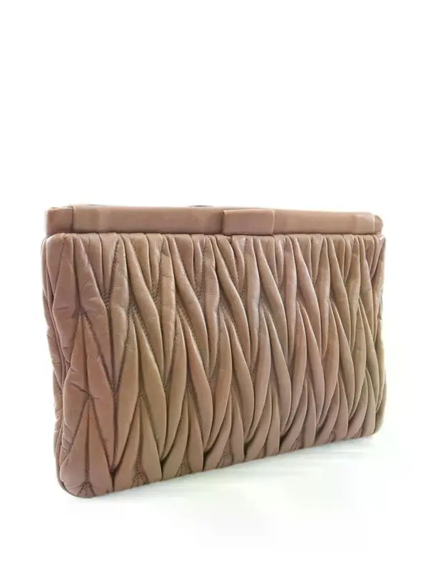 Miu Miu 2000s Matelassé Clutch Bag