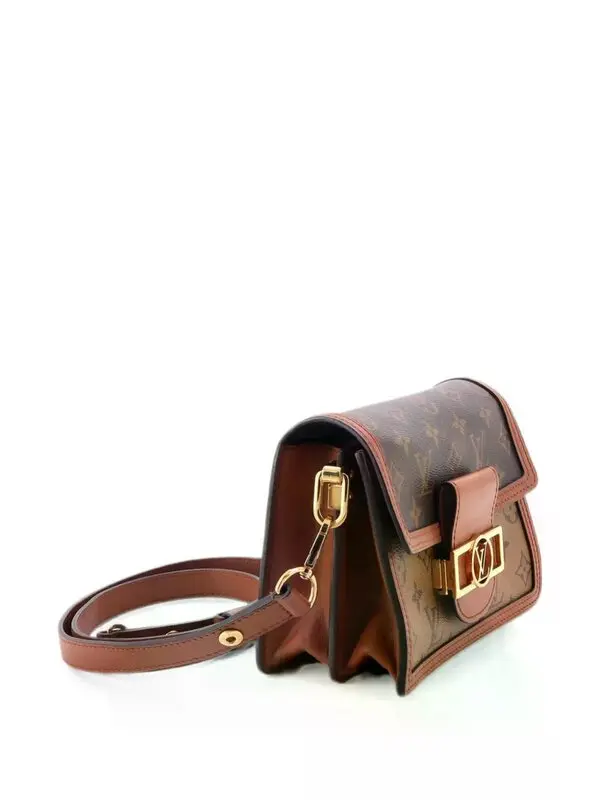LOUIS VUITTON Dauphine Shoulder Bag Reverse Monogram Canvas Mini Crossbody Bag