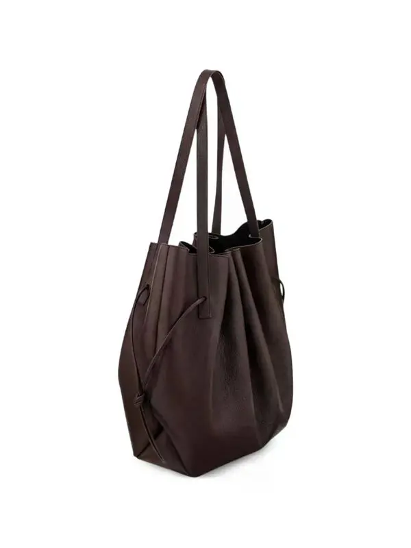 Yuzefi Scallop Tote Bag - Brown