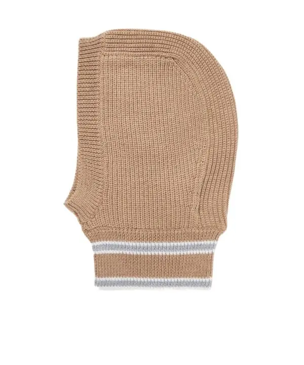 Fusalp Striped Ribbed Wool Balaclava