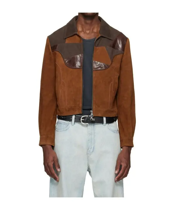 Andersson Bell Harvey Patchwork Suede Jacket