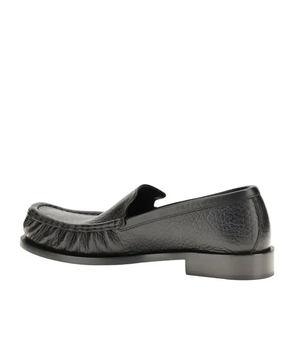Dries Van Noten Round Toe Loafers With Pleated Front