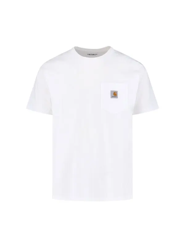 Carhartt Work In Progress Cotton Pocket T-shirt For - White