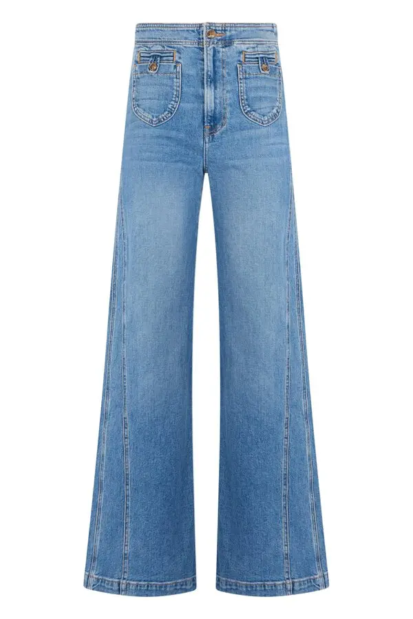 Veronica Beard High-waist Flared Jeans - Denim