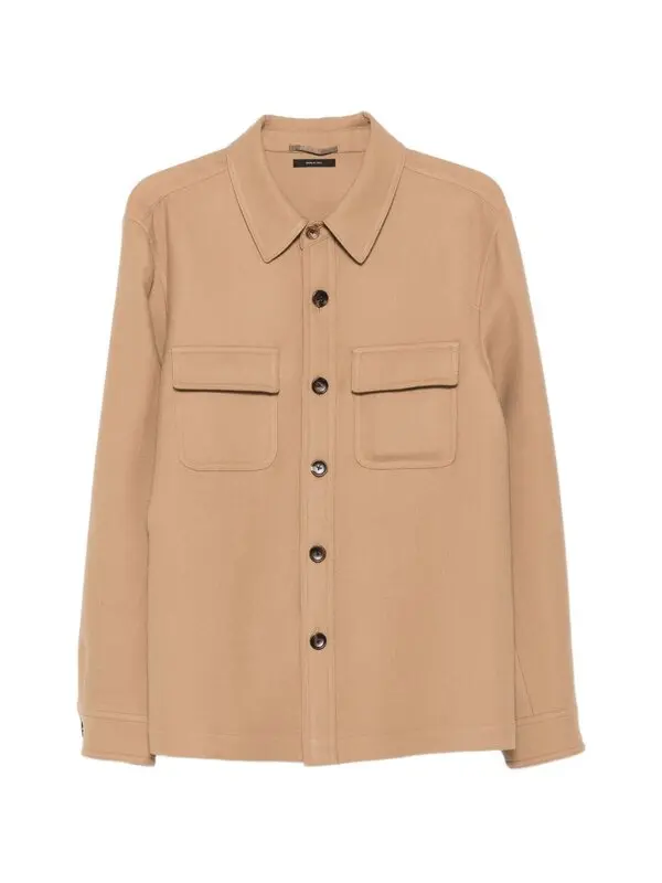 TOM FORD Virgin Wool & Silk Overcoat