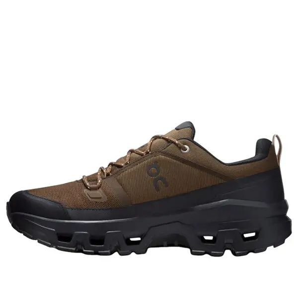 On Cloudrock Low Waterproof - Earth/black