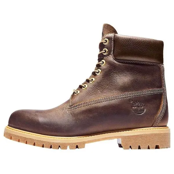 Timberland Premium 6-inch Waterproof Heritage Lace-up Boots - Medium Brown