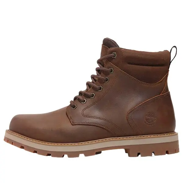 Timberland Britton Road Waterproof Lace-up Boots - Rust
