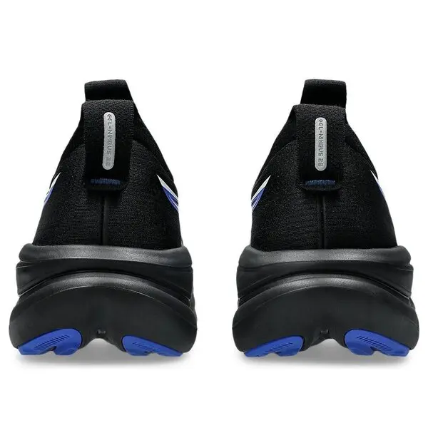 Asics Gel-nimbus 28 Athletic Sneakers - Black/neon Blue