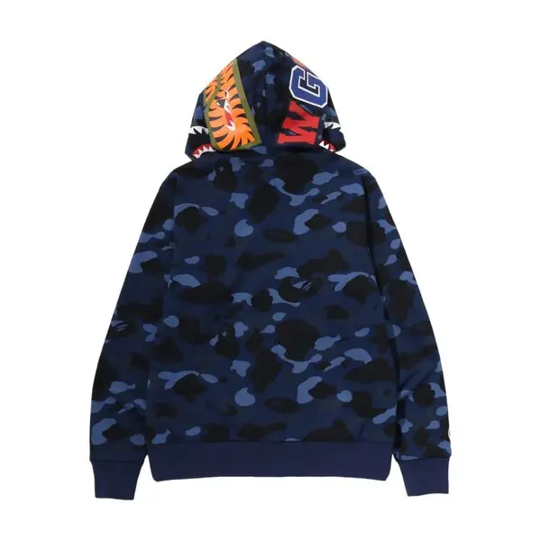 A BATHING APE Color Camo Reversible Shark Full Zip Hoodie