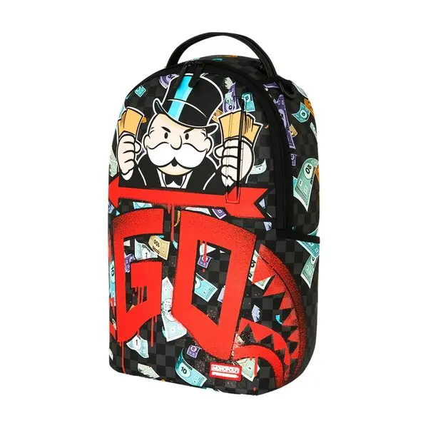 SPRAYGROUND X Monopoly "time To Go" Backpack