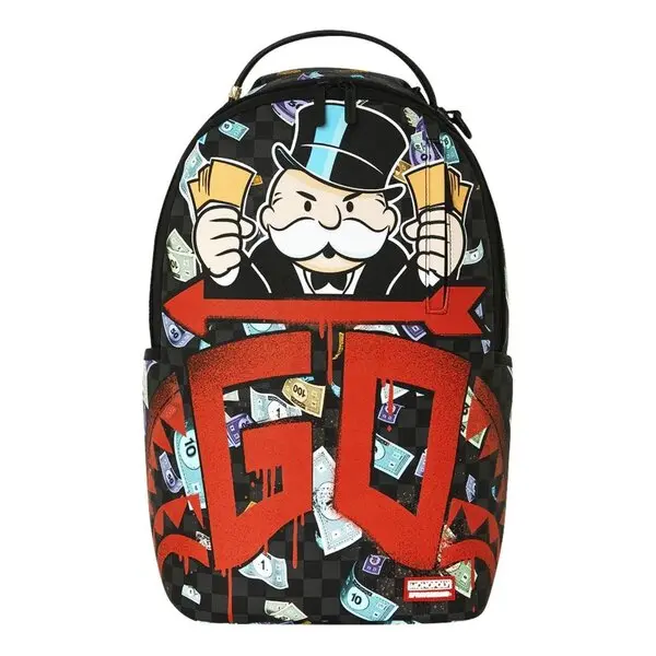 SPRAYGROUND X Monopoly "time To Go" Backpack - Multi-color