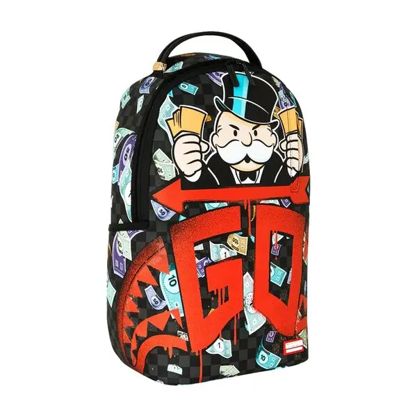 SPRAYGROUND X Monopoly "time To Go" Backpack - Multi-color