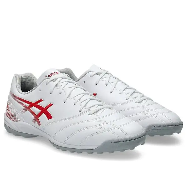 Asics Ds Light Club Tf Wide Athletic Shoes - White/speed ​​red