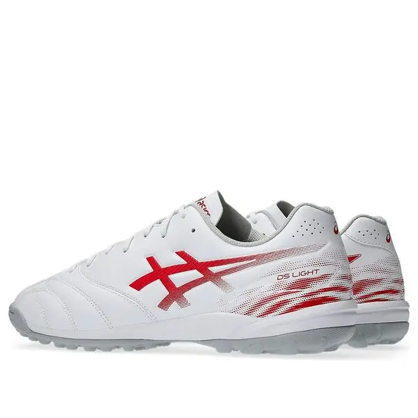 Asics Ds Light Club Tf Wide Athletic Shoes - White/speed ​​red