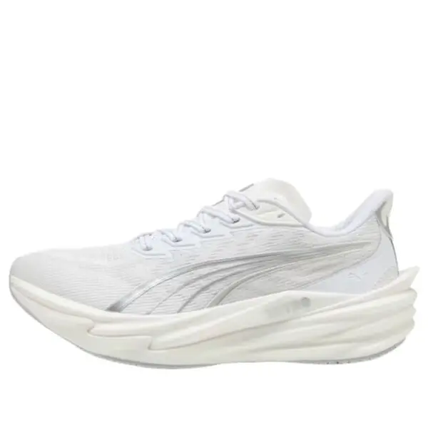 PUMA Deviate Nitro 4 Athletic Sneakers - White/feather Grey