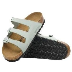 BIRKENSTOCK Florida Triple Strap Sandals - Pure Sage